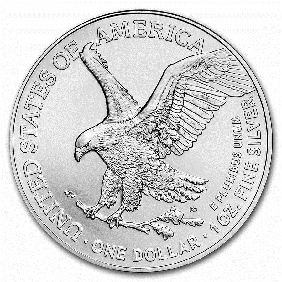 2025 Silver Dollar 1990 American Silver Eagle 1 Oz .999 Fine Silver ...