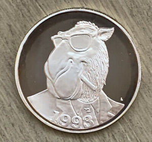 1993 1 oz .999 Silver Camel Joe Cigarettes 80th Anniversary Round - CPMEX